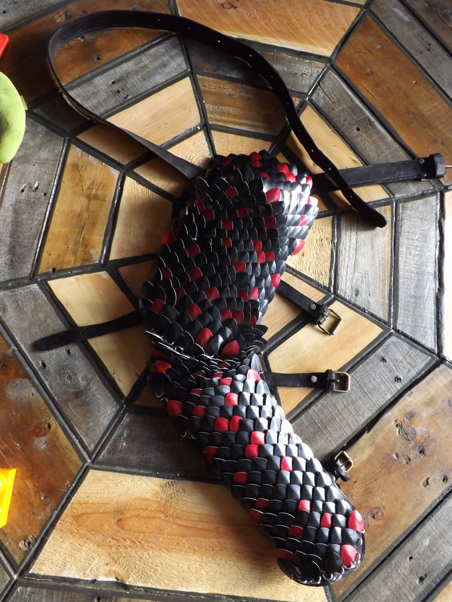 Full Arm Scalemail and Leather Armor - Made to Order - Dragonscale Gla ...